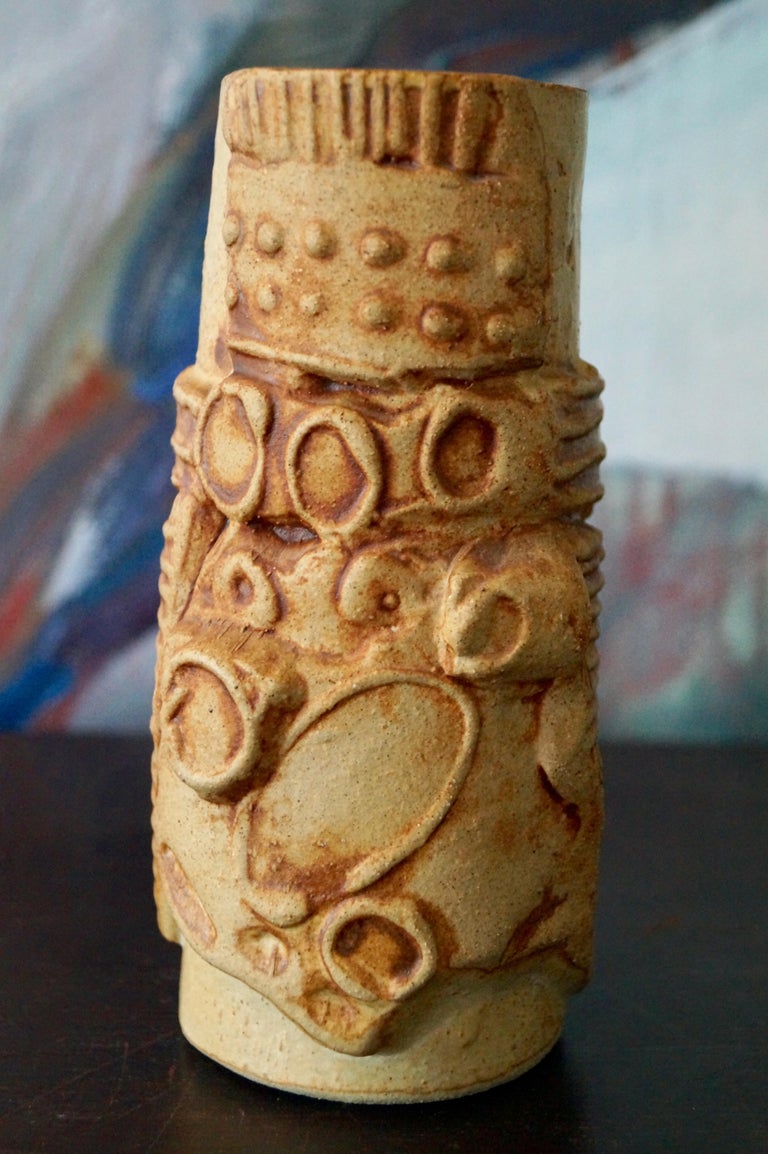 Brutalist Hand Formed Ceramics by Bernard Rooke, England, 1970s, Set of ...