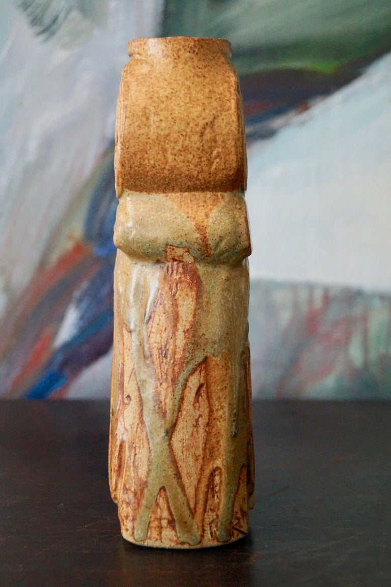 Brutalist Hand Formed Ceramics by Bernard Rooke, England, 1970s, Set of ...