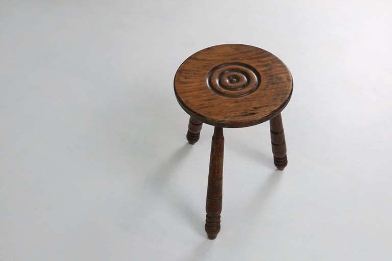Brutalist Stool, circa 1960 For Sale at 1stDibs