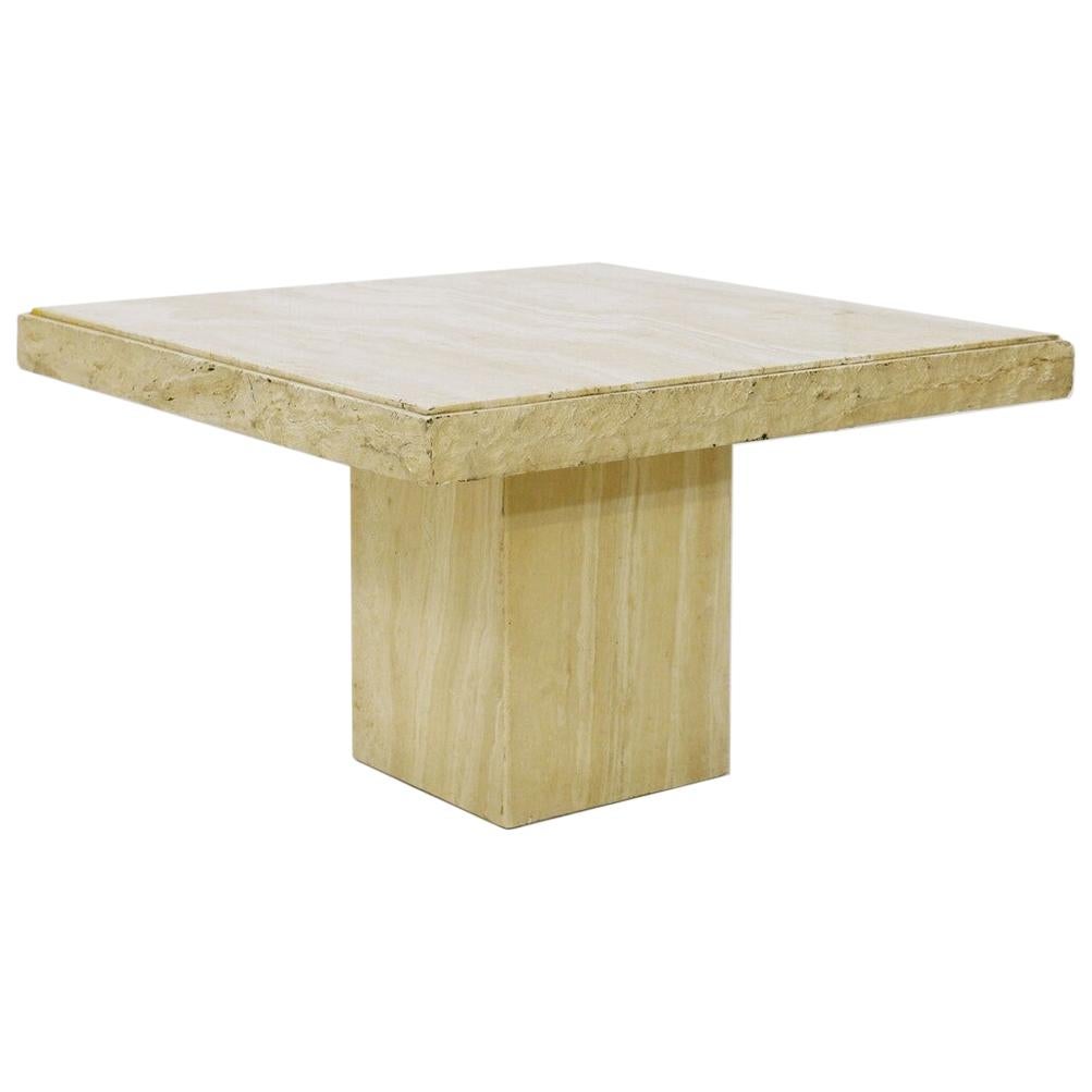 Travertine Coffee Table 1970s At 1stDibs