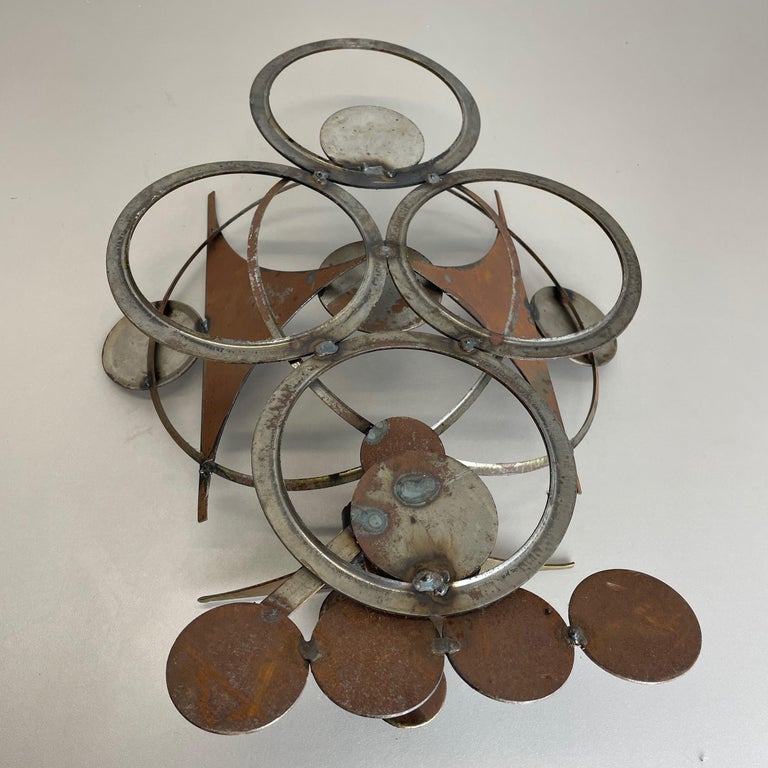 Brutalist Wall Object Sculpture with Candleholder by Henrik Horst, Denmark, 1970s For Sale at ...