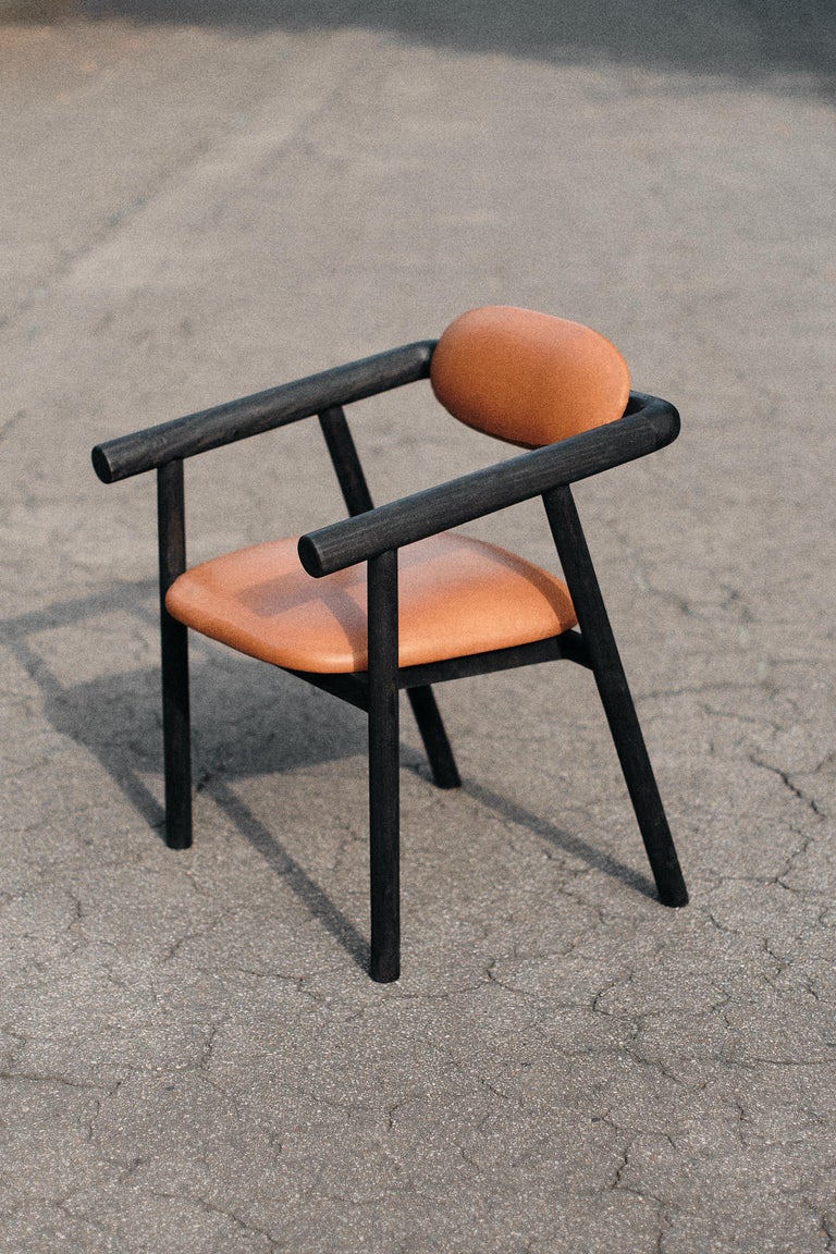 Brutalist Wooden Chair 'Doro' by Carmworks For Sale at 1stDibs