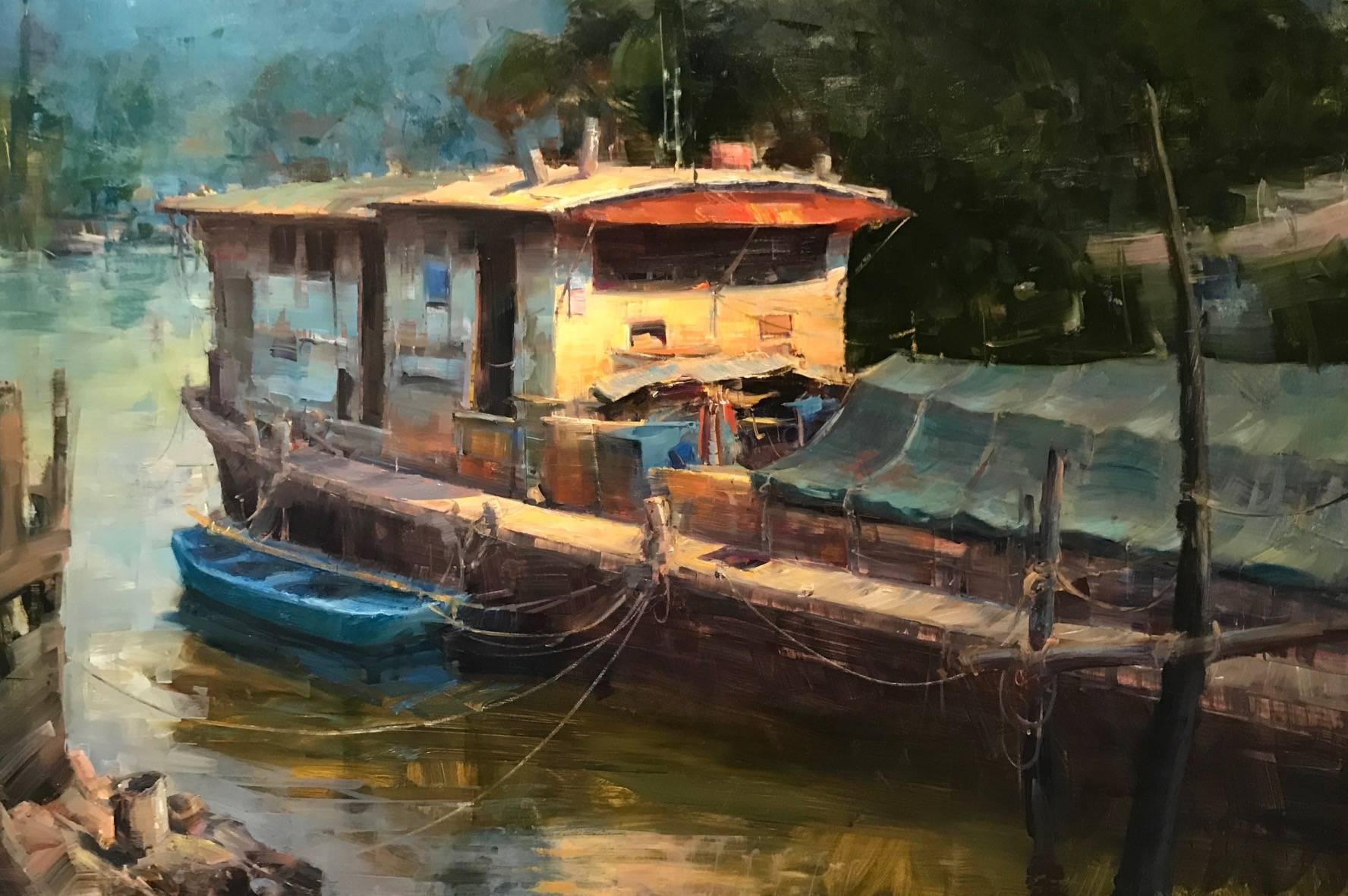 Bryan Mark Taylor - Modern Impressionist Mainland China Scene "River ...