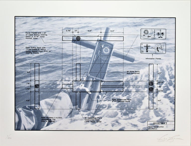 Bryan Rogers - Odyssetron I (From the suite of 5 lithographs) For Sale ...