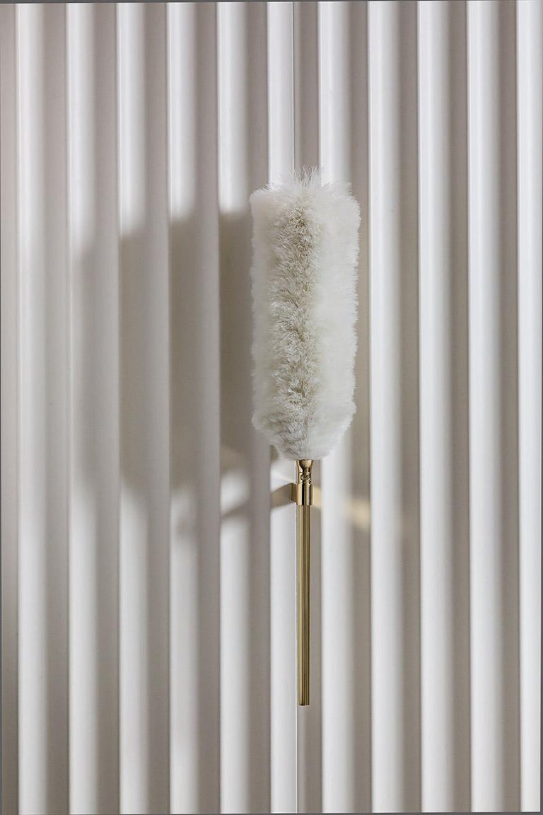 Buba, Duster Metal Handler and Feather For Sale at 1stDibs