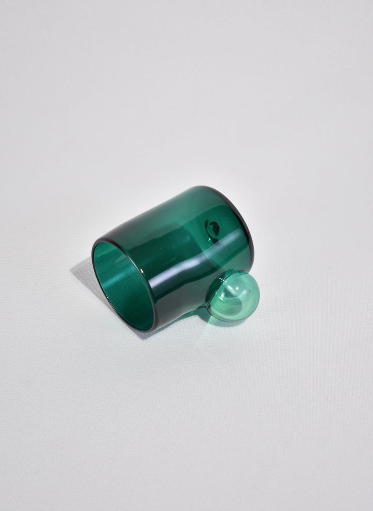 Bubble Cup in Teal For Sale at 1stDibs