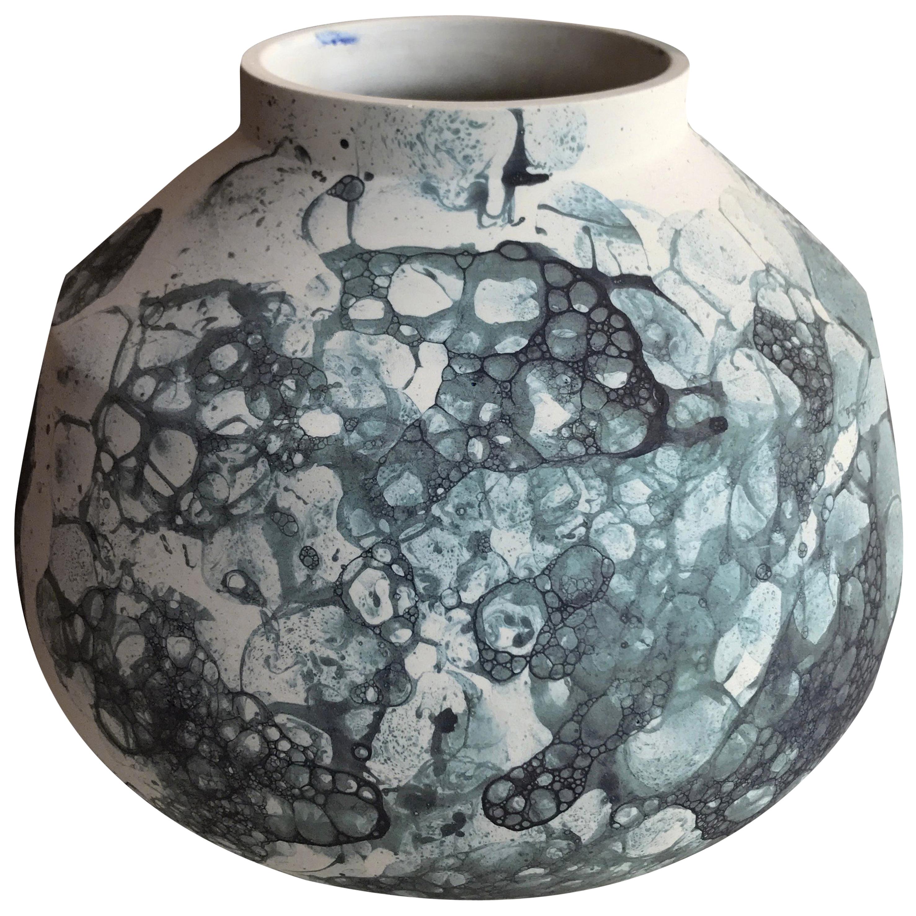 Bubble Design Ceramic Vase, Netherlands, Contemporary at 1stDibs