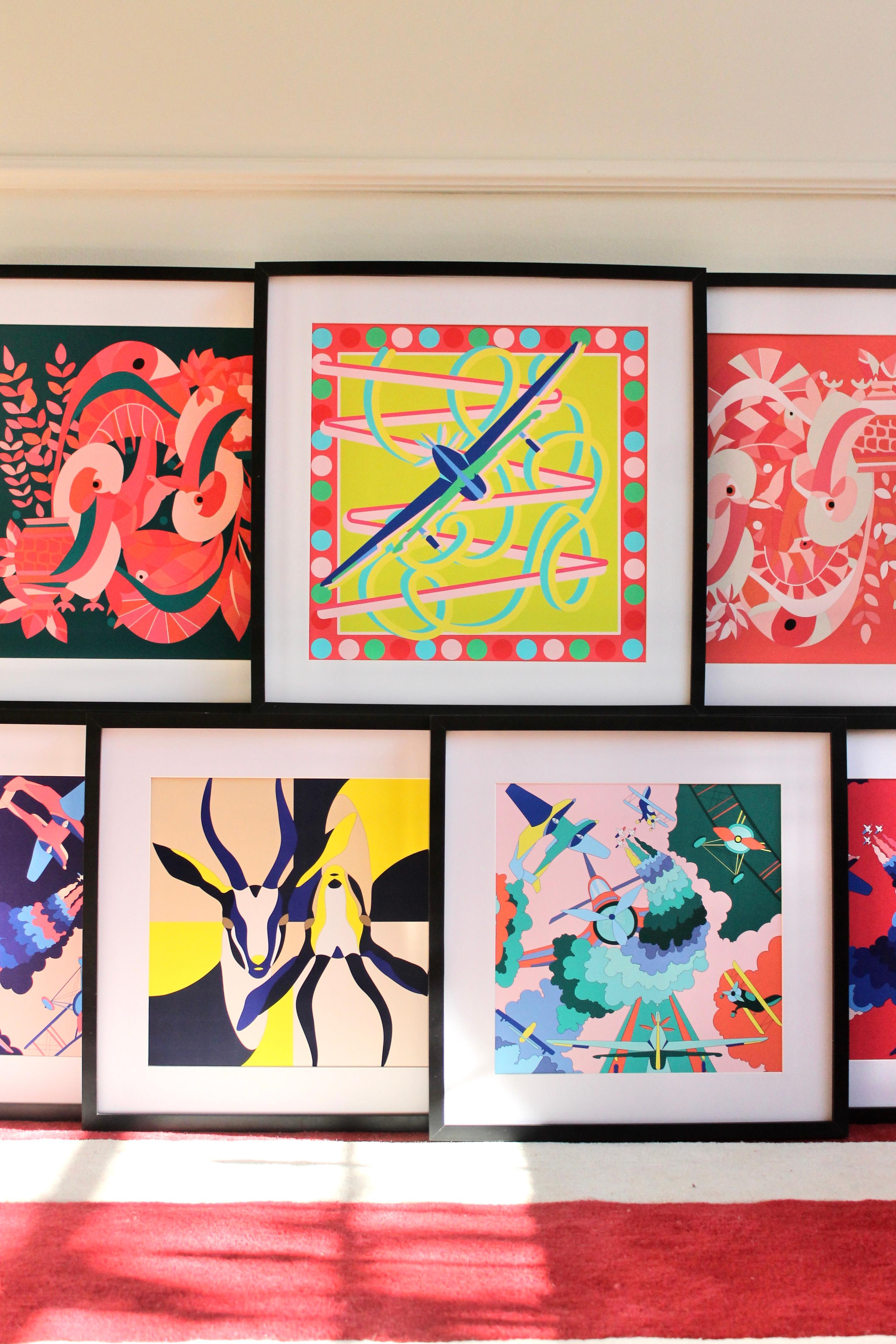 "Bubble Gum" Art Print by Paloma for Alto Duo For Sale at 1stDibs