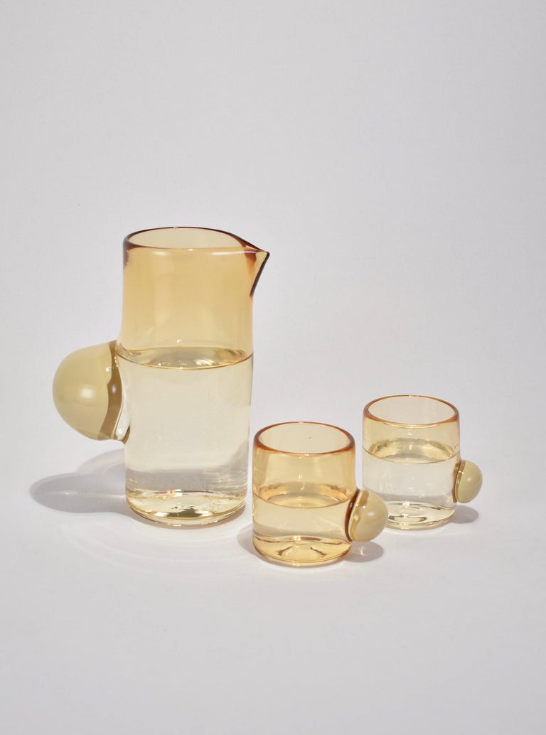 Bubble Pitcher in Whiskey/Cream at 1stDibs