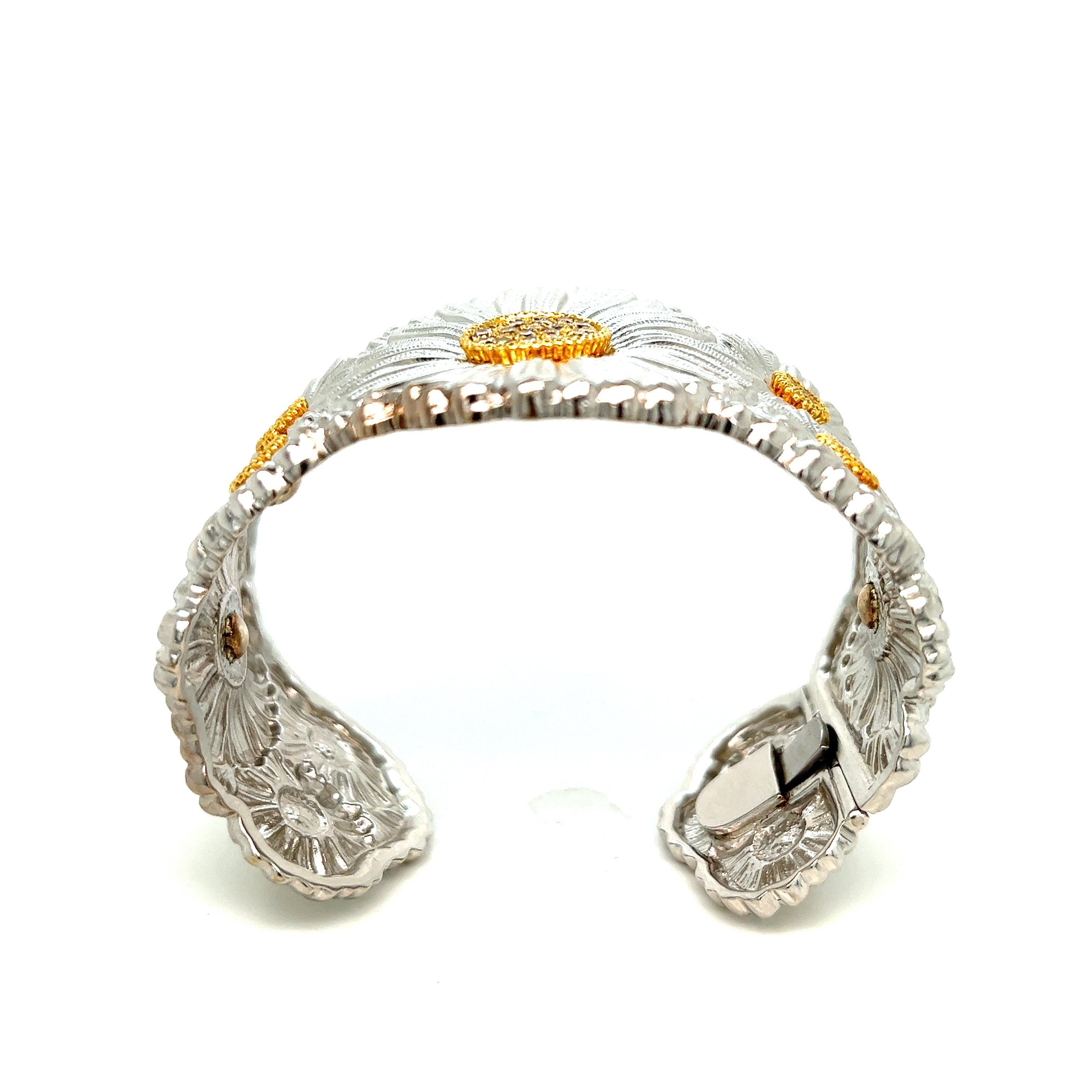 Buccellati Blossoms Diamond Cuff Bracelet at 1stDibs | buccellati ...
