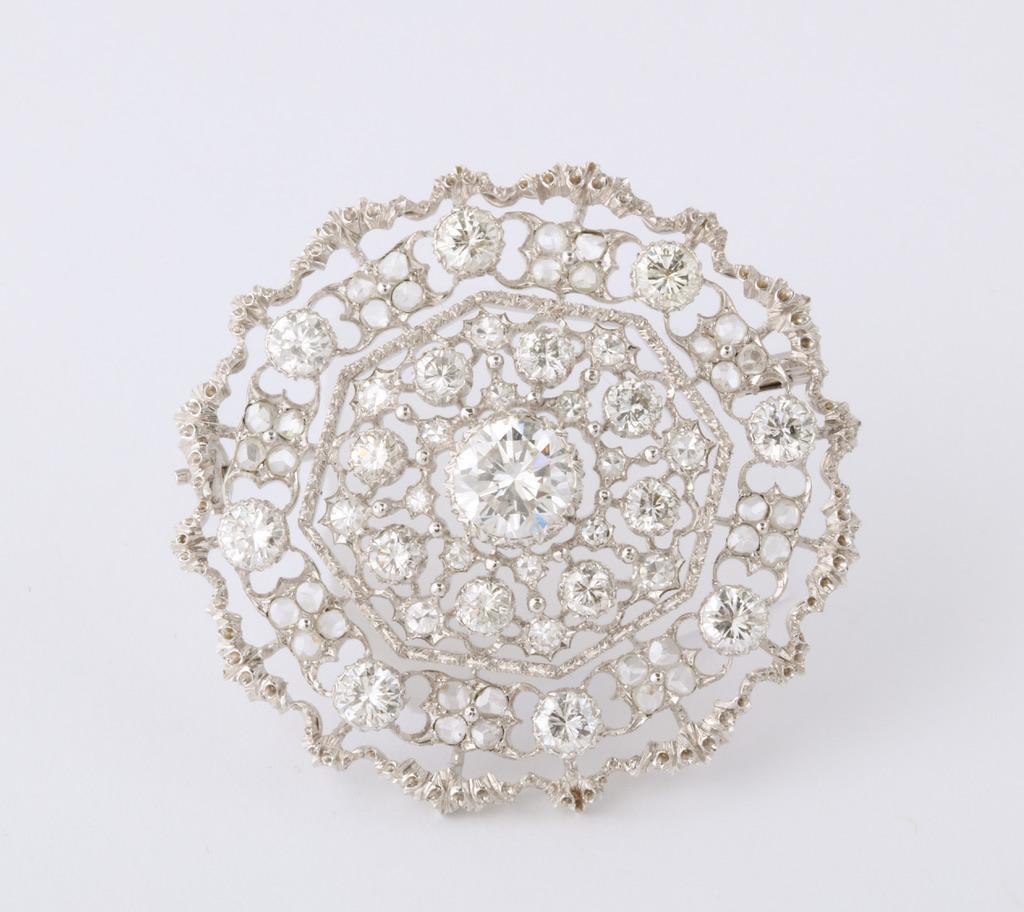 Buccellati Diamond Pin at 1stDibs