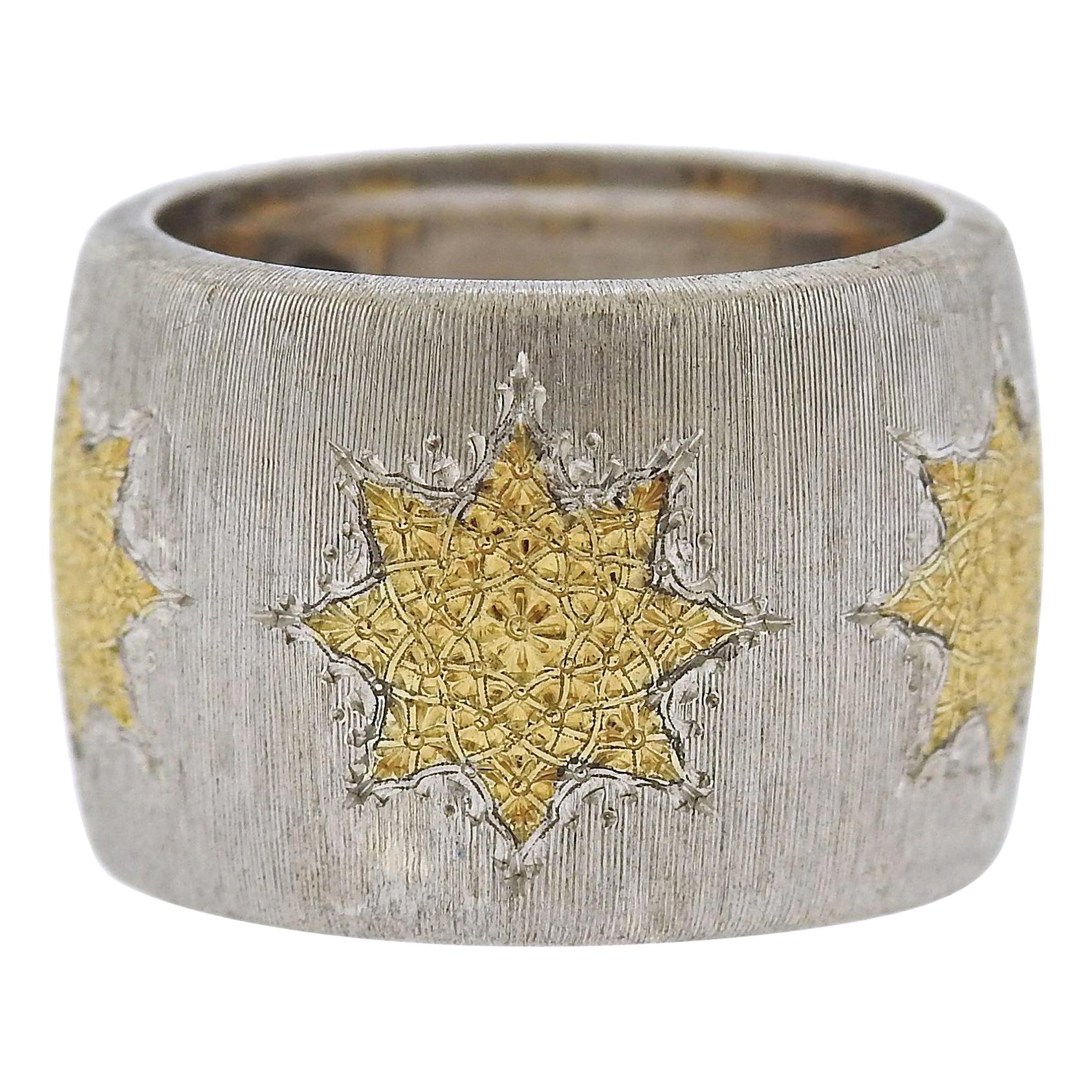 Buccellati Diamond Gold "Rombi" Band Ring at 1stDibs | buccellati rombi ...