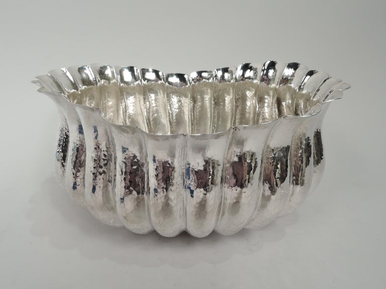 Buccellati Italian Modern Classical Hand-Hammered Bowl For Sale at 1stDibs Buccellati Italian Modern Classical Hand-Hammered Bowl For Sale at 1stDibs