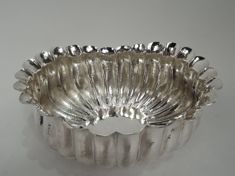 Buccellati Italian Modern Classical Hand-Hammered Bowl For Sale at 1stDibs Buccellati Italian Modern Classical Hand-Hammered Bowl For Sale at 1stDibs