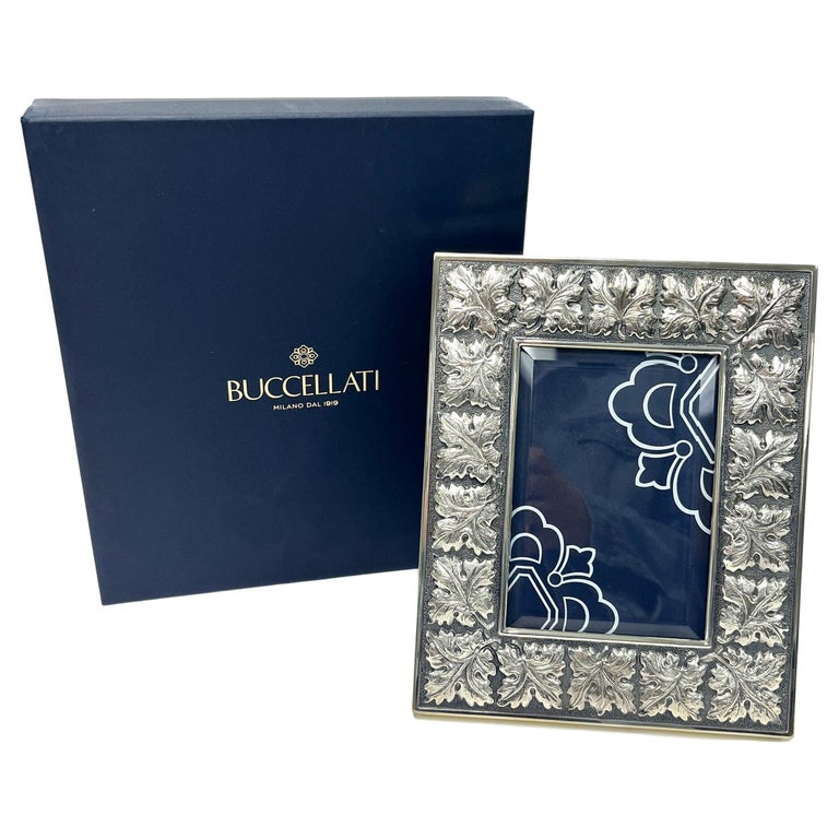 Buccellati Italian Sterling Silver Leaf Photo Frame, Maple Leaf For ...