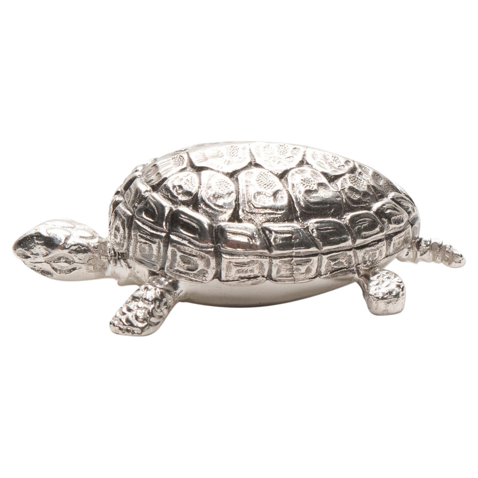 Small Sterling Silver Trinket/Pill Box at 1stDibs