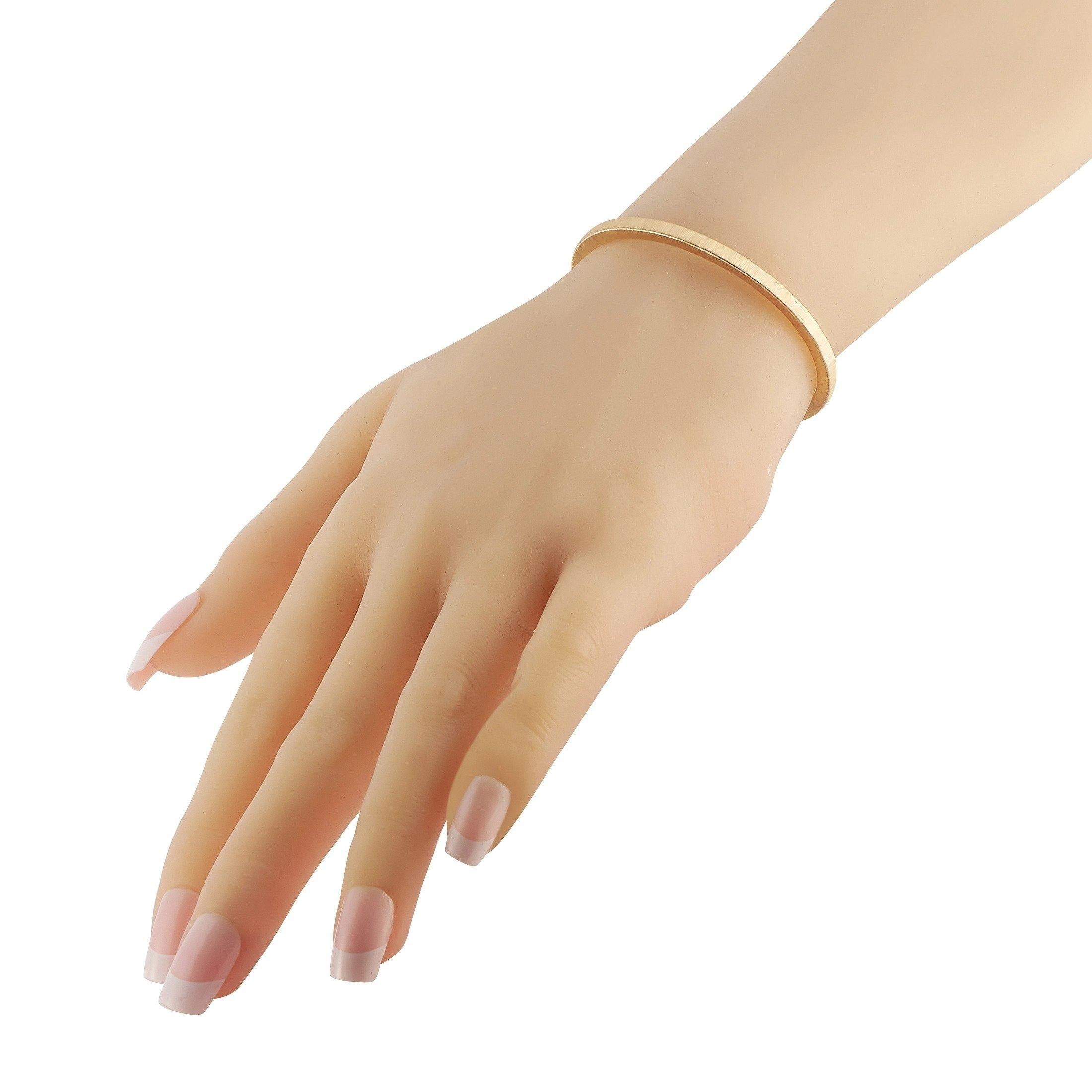 Buccellati Macri 18K Yellow Gold Bangle Bracelet at 1stDibs ...