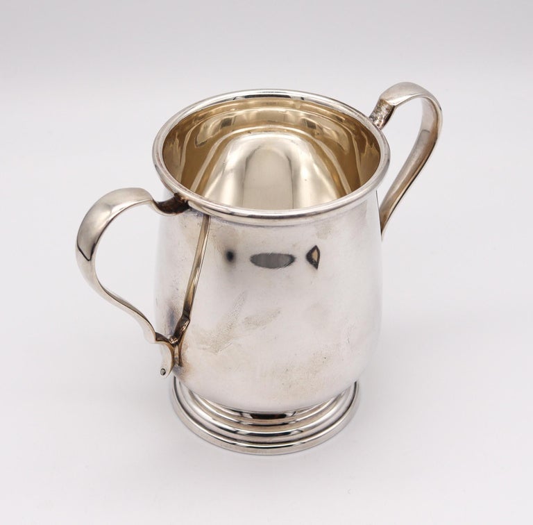 Buccellati Milano Double Handle Cup Vase In Solid .925 Sterling Silver ...