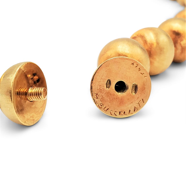 Buccellati 'Rigato' Gold Suite at 1stDibs