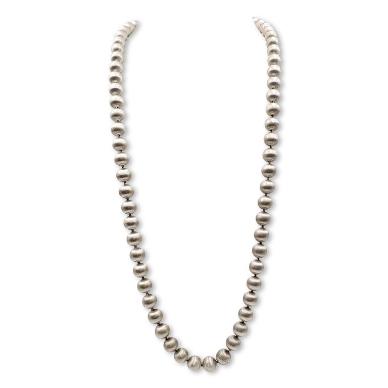 Buccellati 'Rigato' White Gold Necklace Set For Sale at 1stDibs