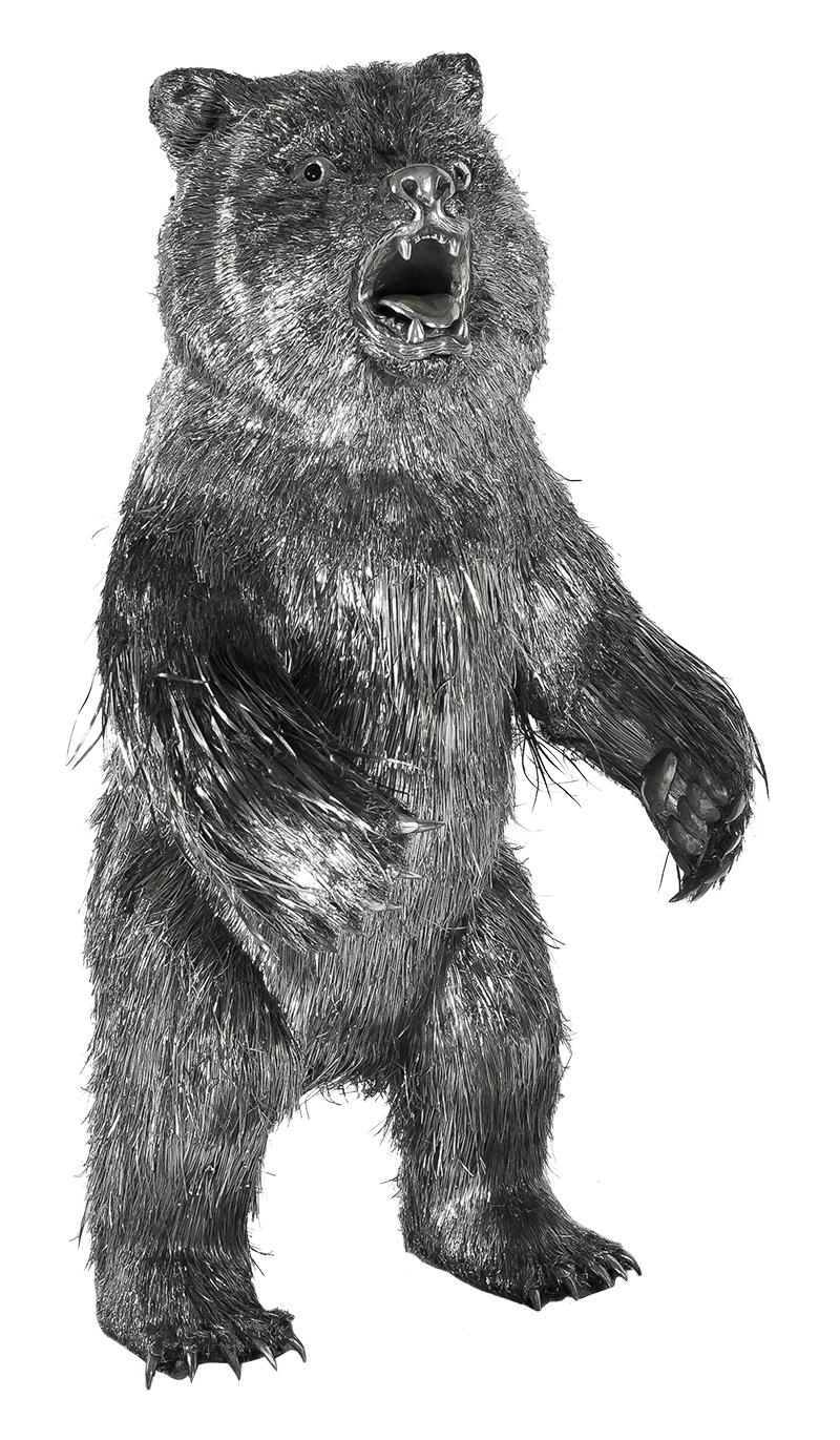 Buccellati Silver Furry Animals Bear For Sale at 1stDibs