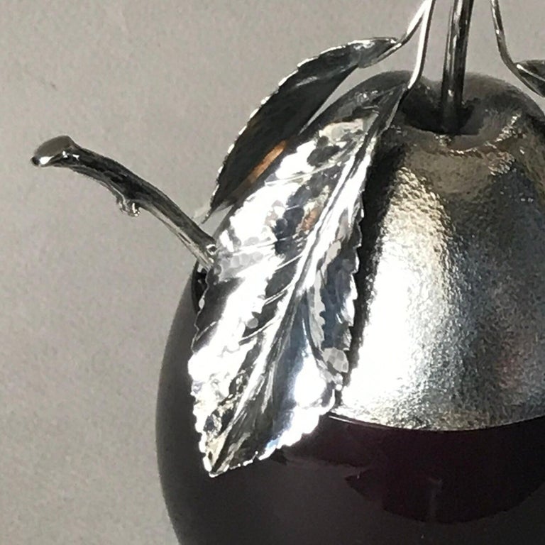 Buccellati Sterling Silver Jam Jar with Spoon For Sale at 1stDibs