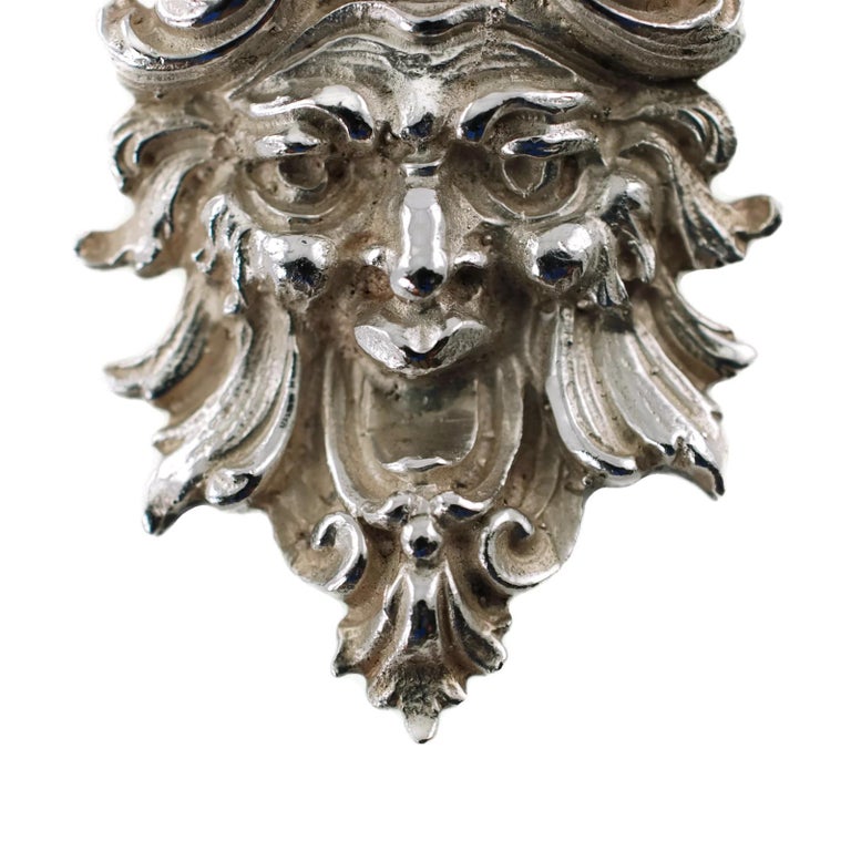 Buccellati Sterling Silver Maschera Ligorica Pendant For Sale at 1stdibs