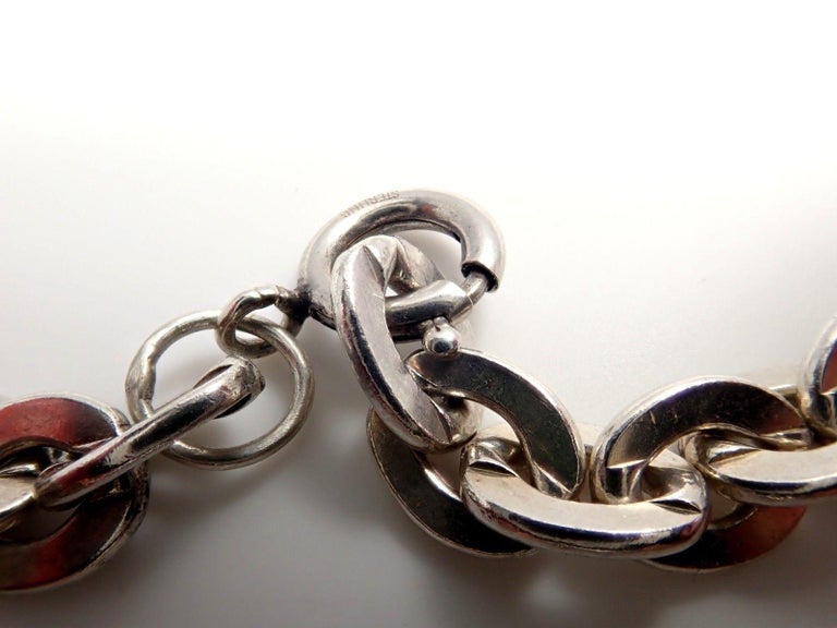 Buccellati Sterling Silver Poseidon Pendant Long Chain Necklace at ...