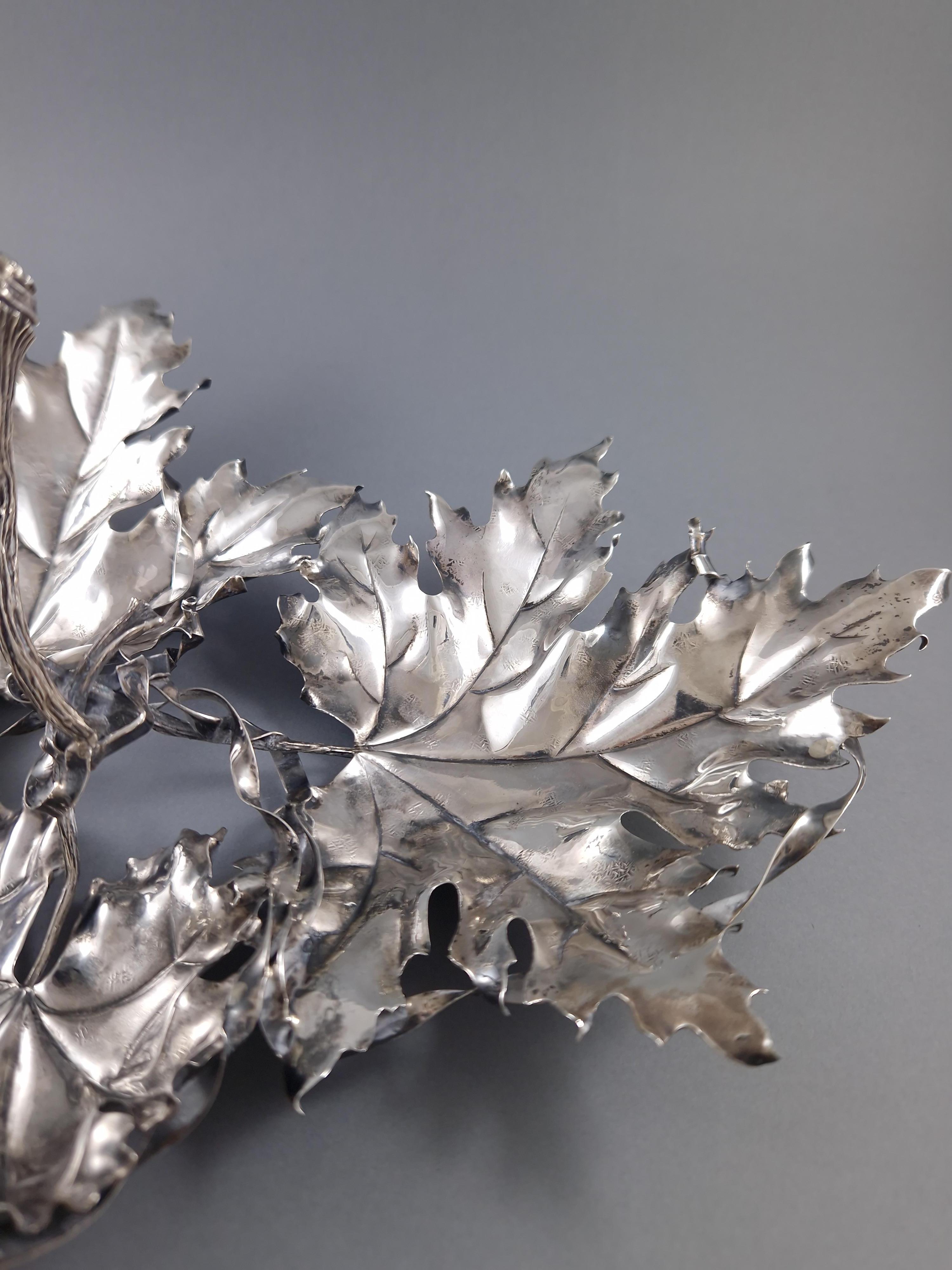 Buccellati Sterling Silver triple compartment tray table dish For Sale ...