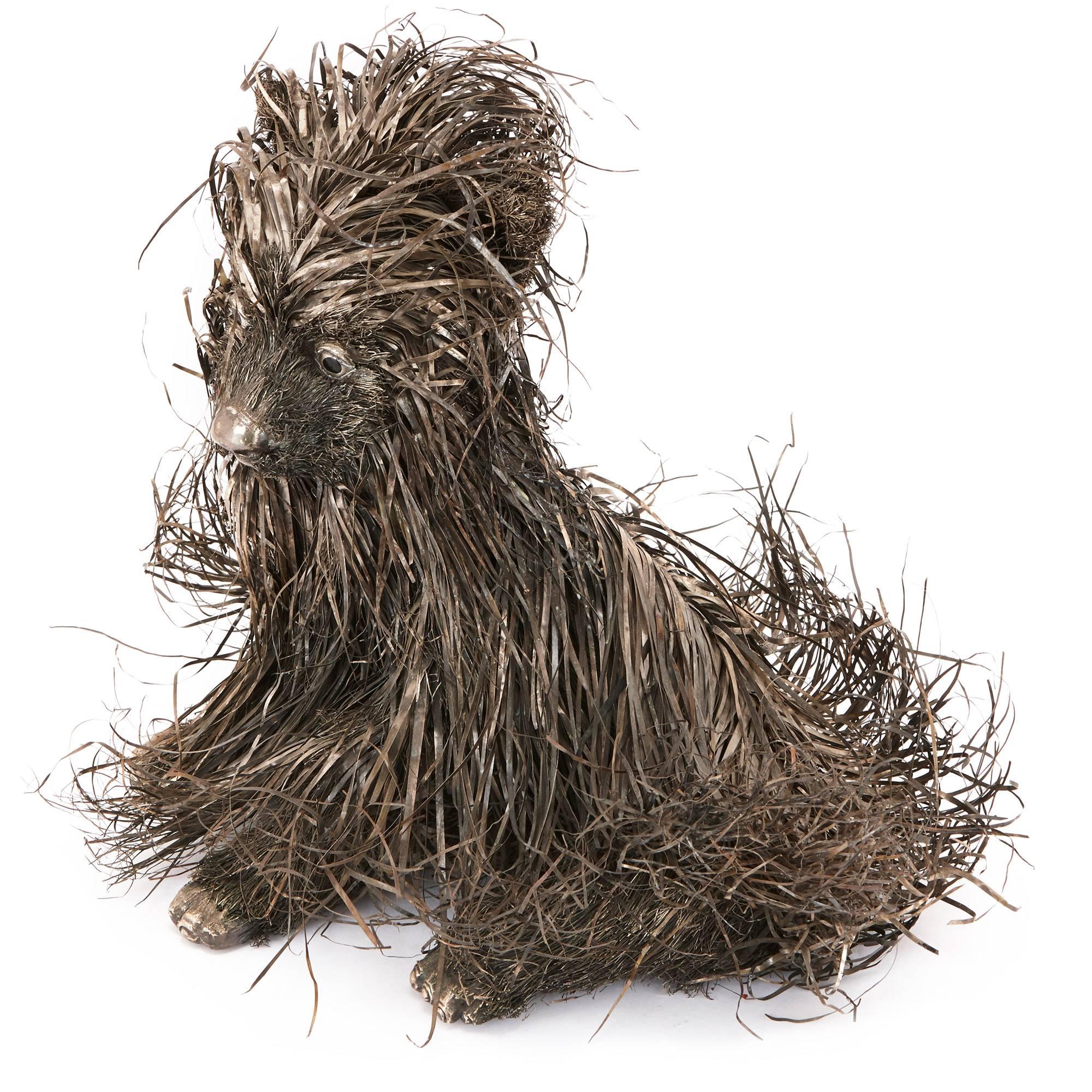 Buccellati Style Silver Model of a Dog at 1stDibs | buccellati silver ...