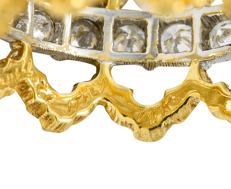 Buccellati Vintage 1.00 Carat Diamond 18 Karat Gold Italian Eternity ...