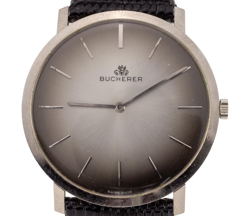 Bucherer 18k White Gold Hand-Winding Watch with Original Box 2545 For ...
