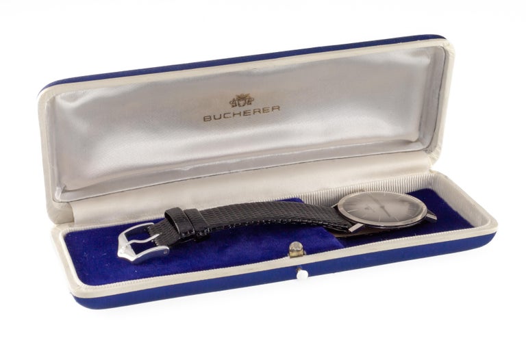 Bucherer 18k White Gold Hand-Winding Watch with Original Box 2545 For ...