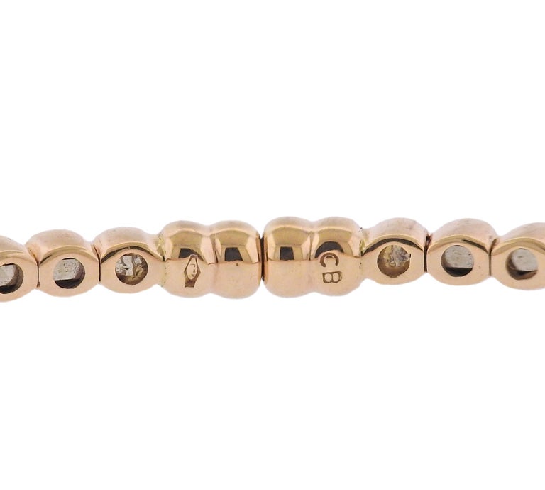 Bucherer Gold Amethyst Bangle Bracelet For Sale at 1stDibs