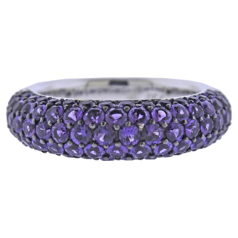 Bucherer Gold Amethyst Ring For Sale at 1stDibs