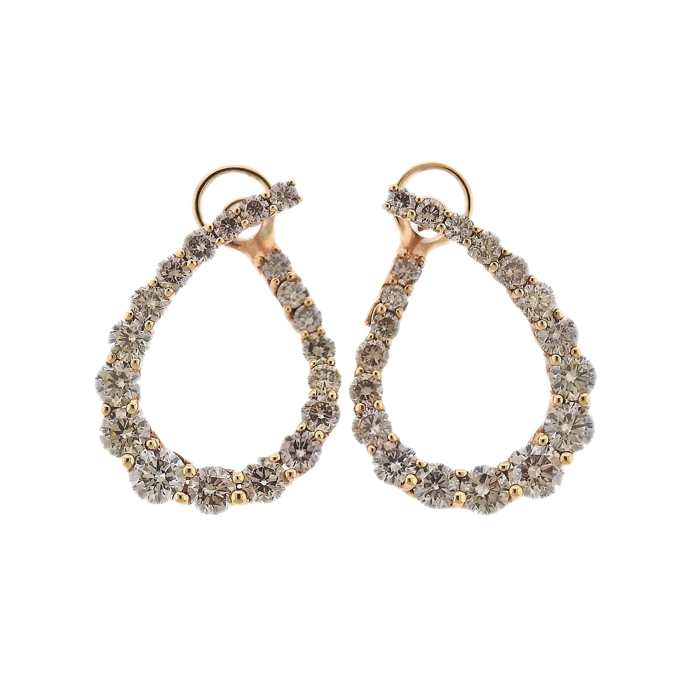 Large H Stern Gold Fancy Diamond Star Earrings at 1stDibs | h stern ...