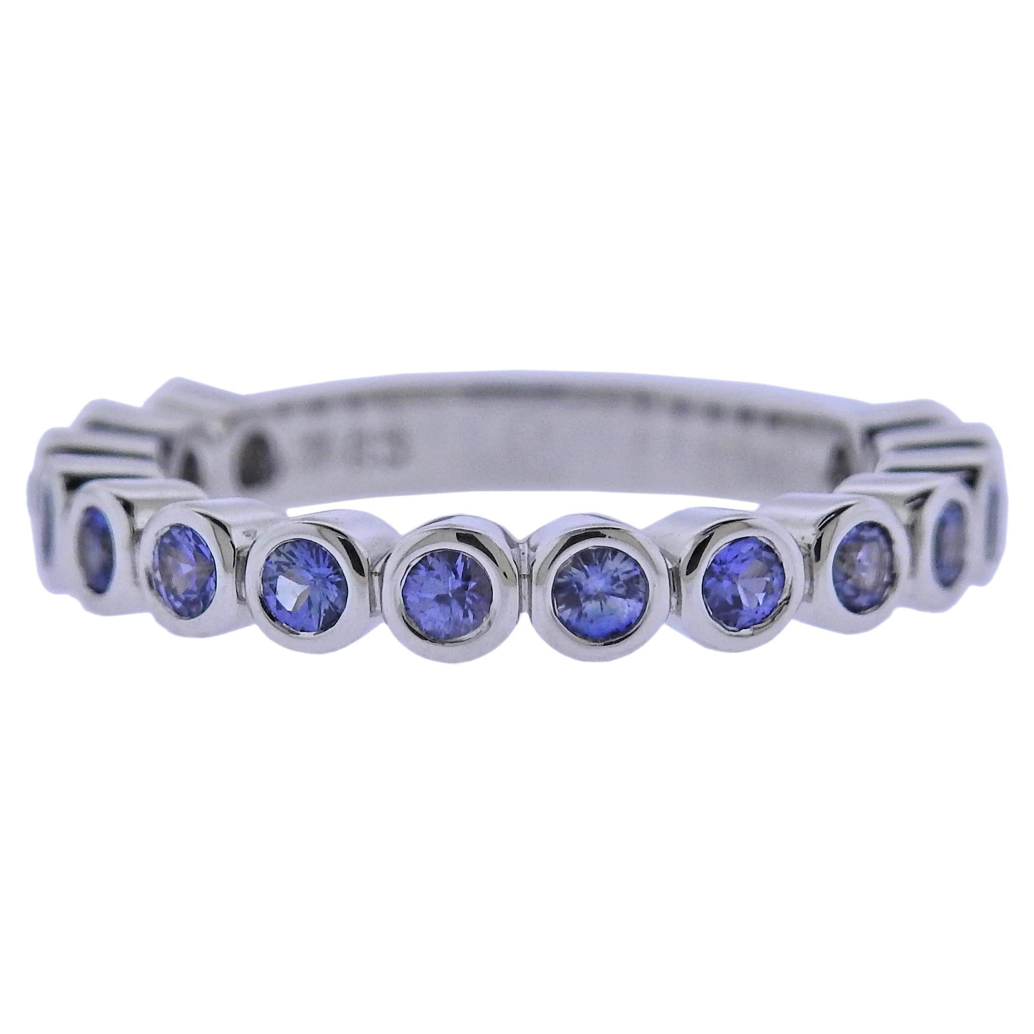 Bucherer Dizzler 18 Karat White Gold Dizzler Diamond Rotating Band Ring ...