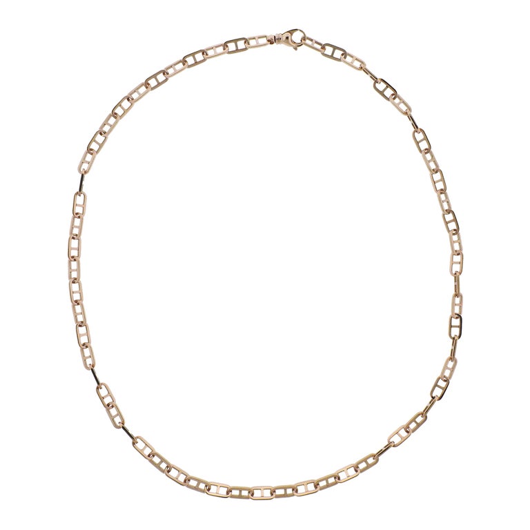 Bucherer Rose Gold Chain Necklace For Sale at 1stDibs