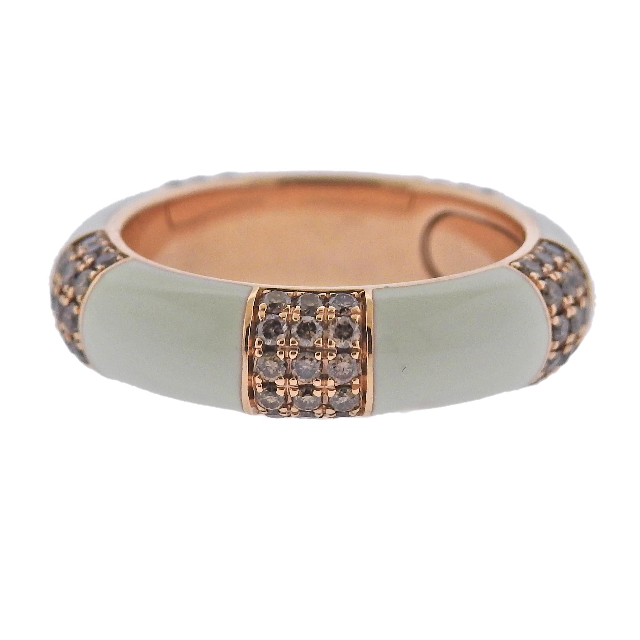 Bucherer Dizzler 18 Karat White Gold Dizzler Diamond Rotating Band Ring ...