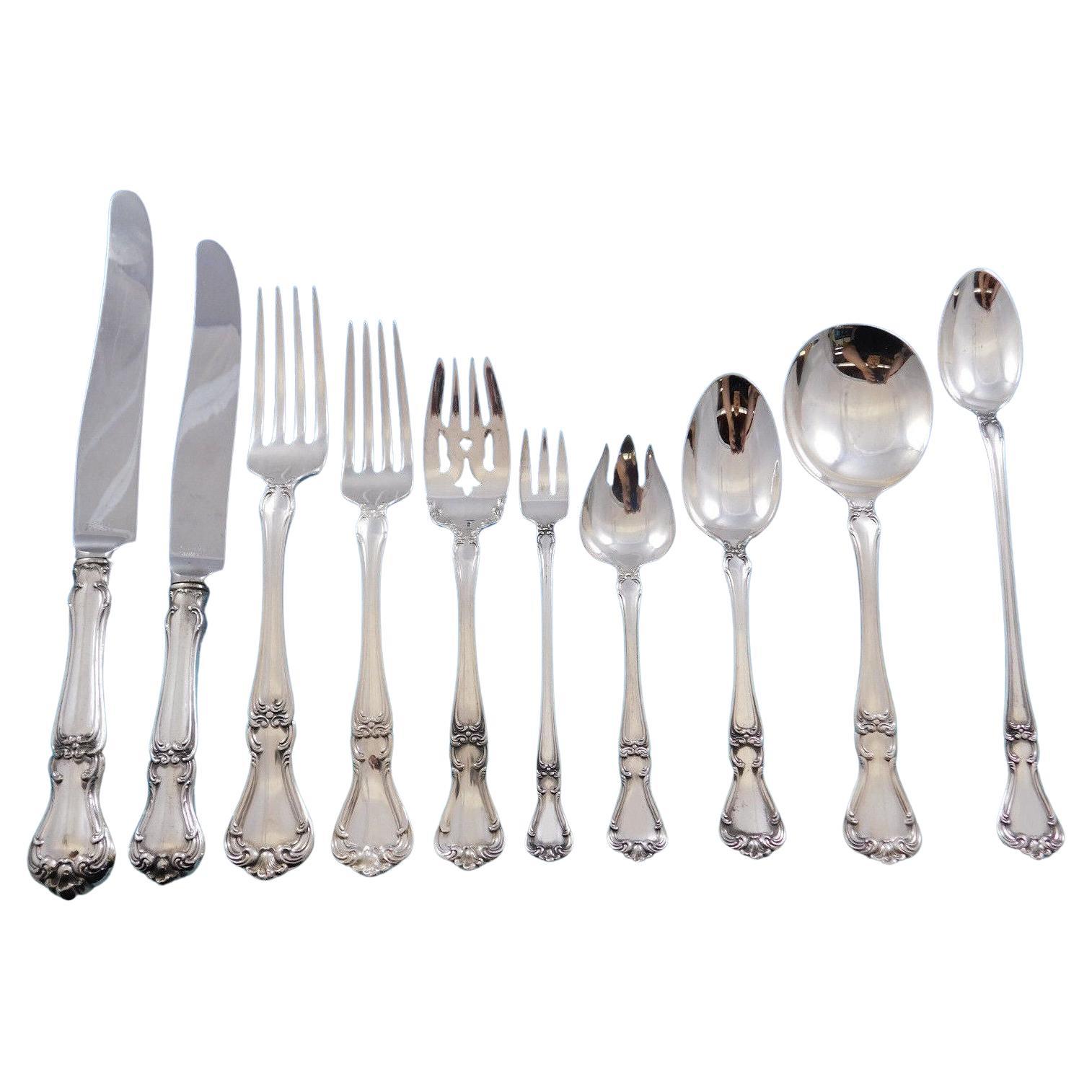 Strasbourg by Gorham Sterling Silver Flatware Set for 12 Service 122 ...