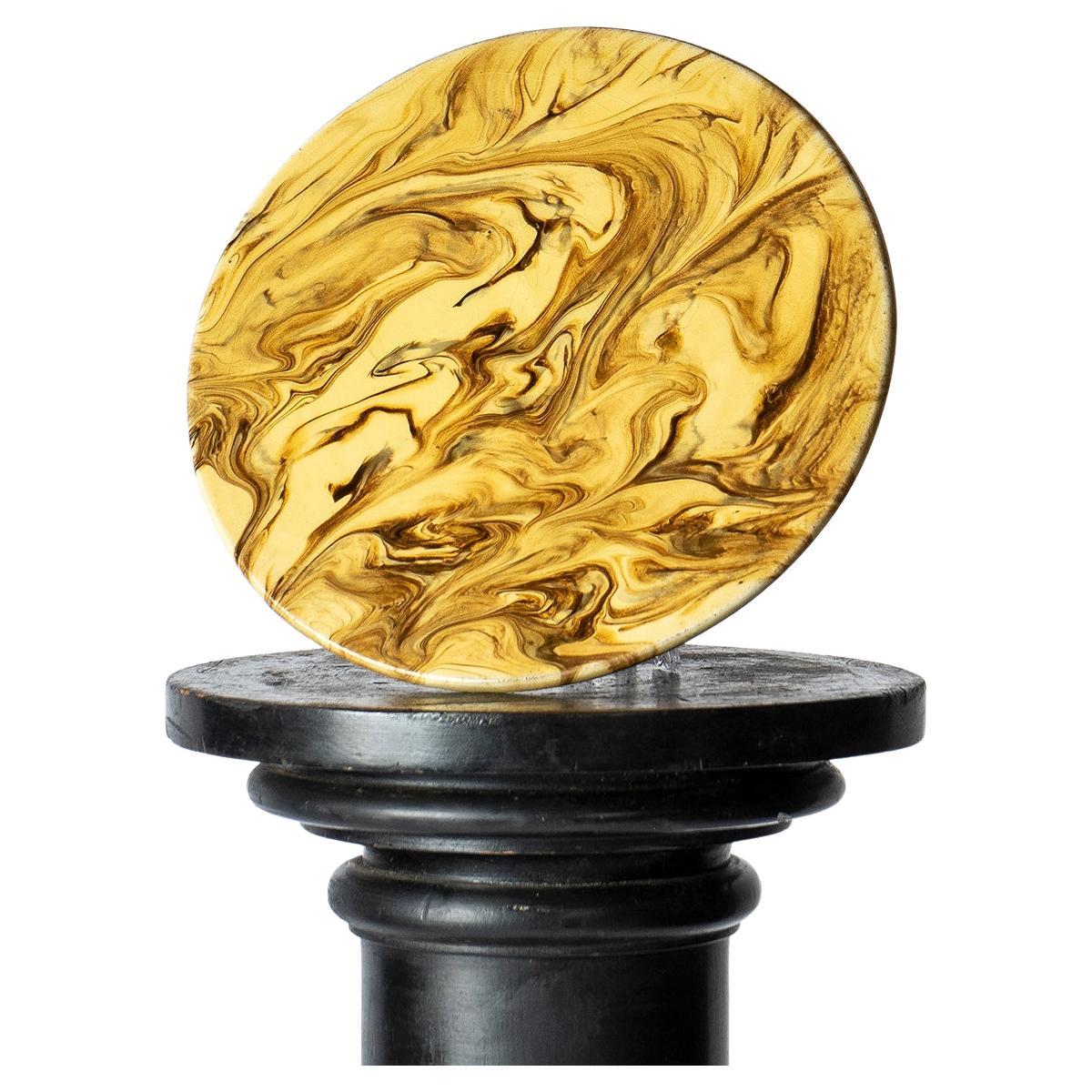 Buckley Pottery Agate Ware Cake Stand, Early 20th Century For Sale at ...