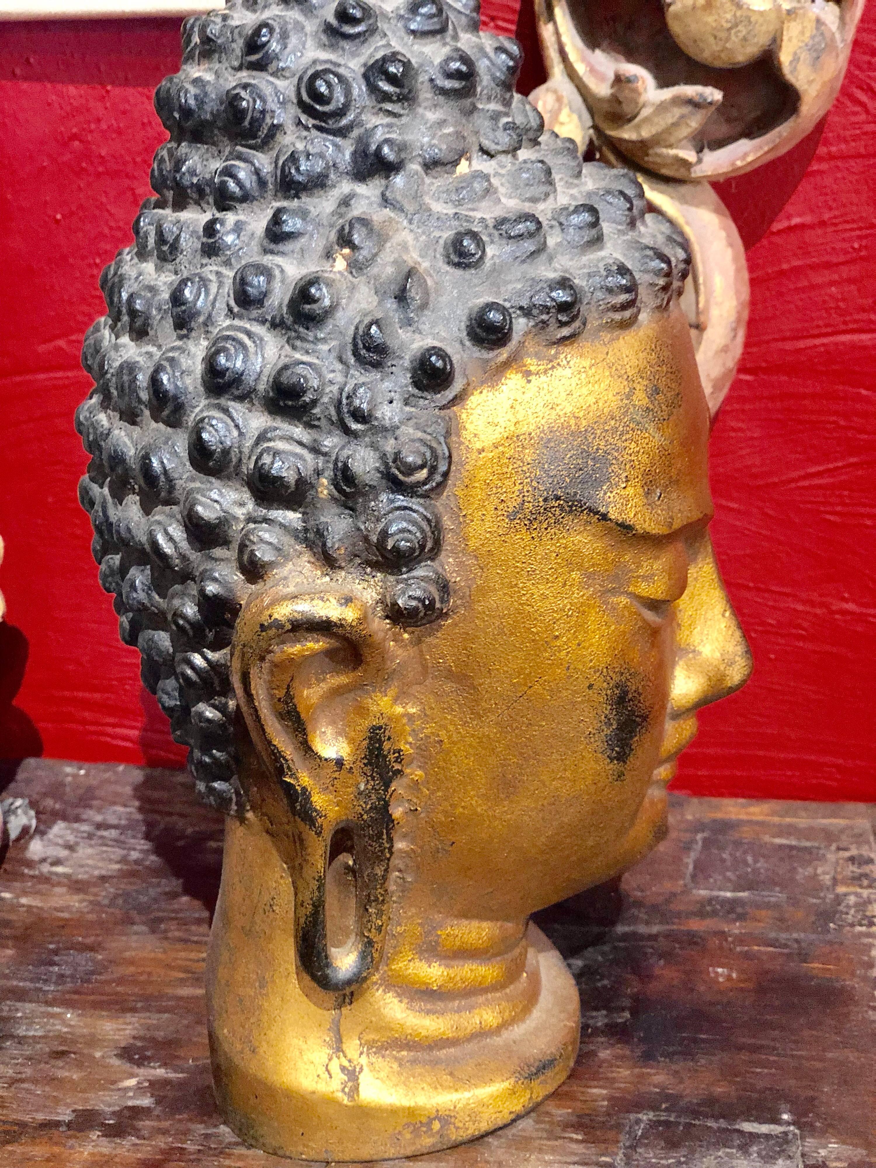 Buddha Head Gold at 1stDibs | gold buddha head