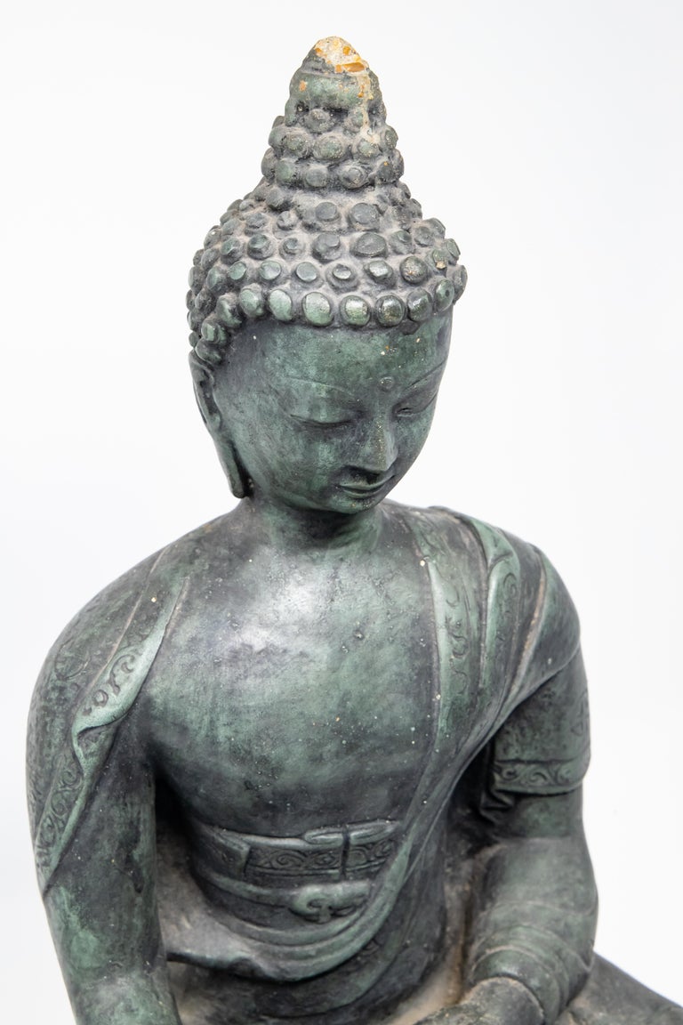 Buddha Sandstone Garden Statue, Contemporary For Sale at 1stDibs ...