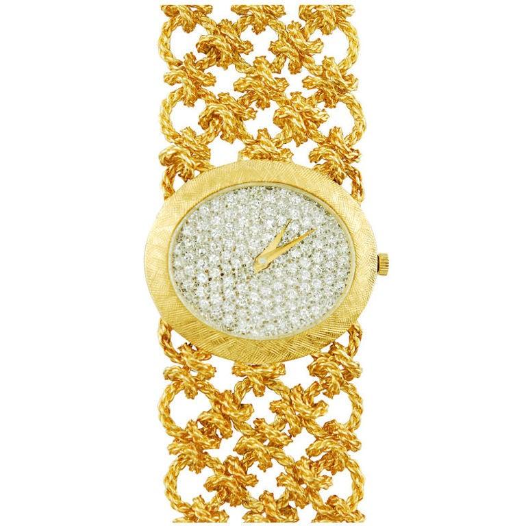 BUECHE GIROD Diamond Watch at 1stDibs | bueche girod watch
