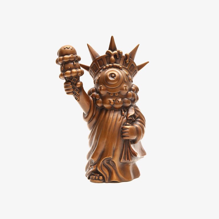 Buff monster - Liberty bronze For Sale at 1stDibs