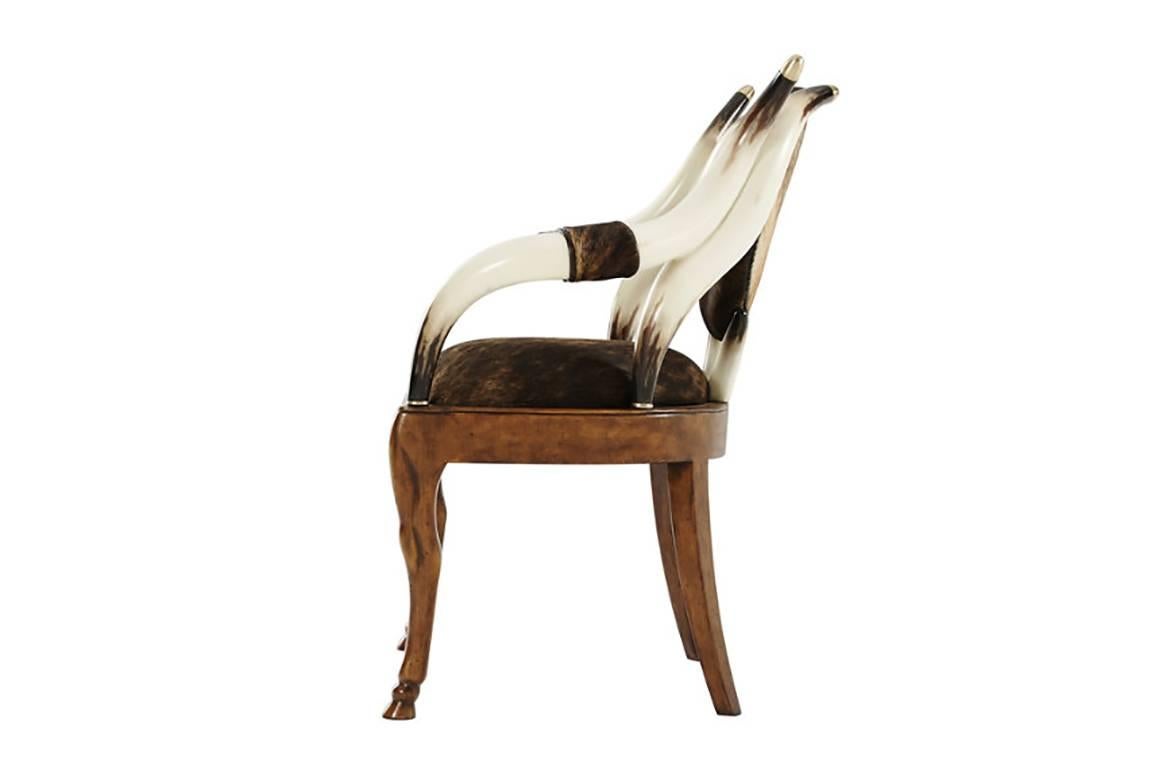 Buffalo Horn Armchair For Sale at 1stDibs