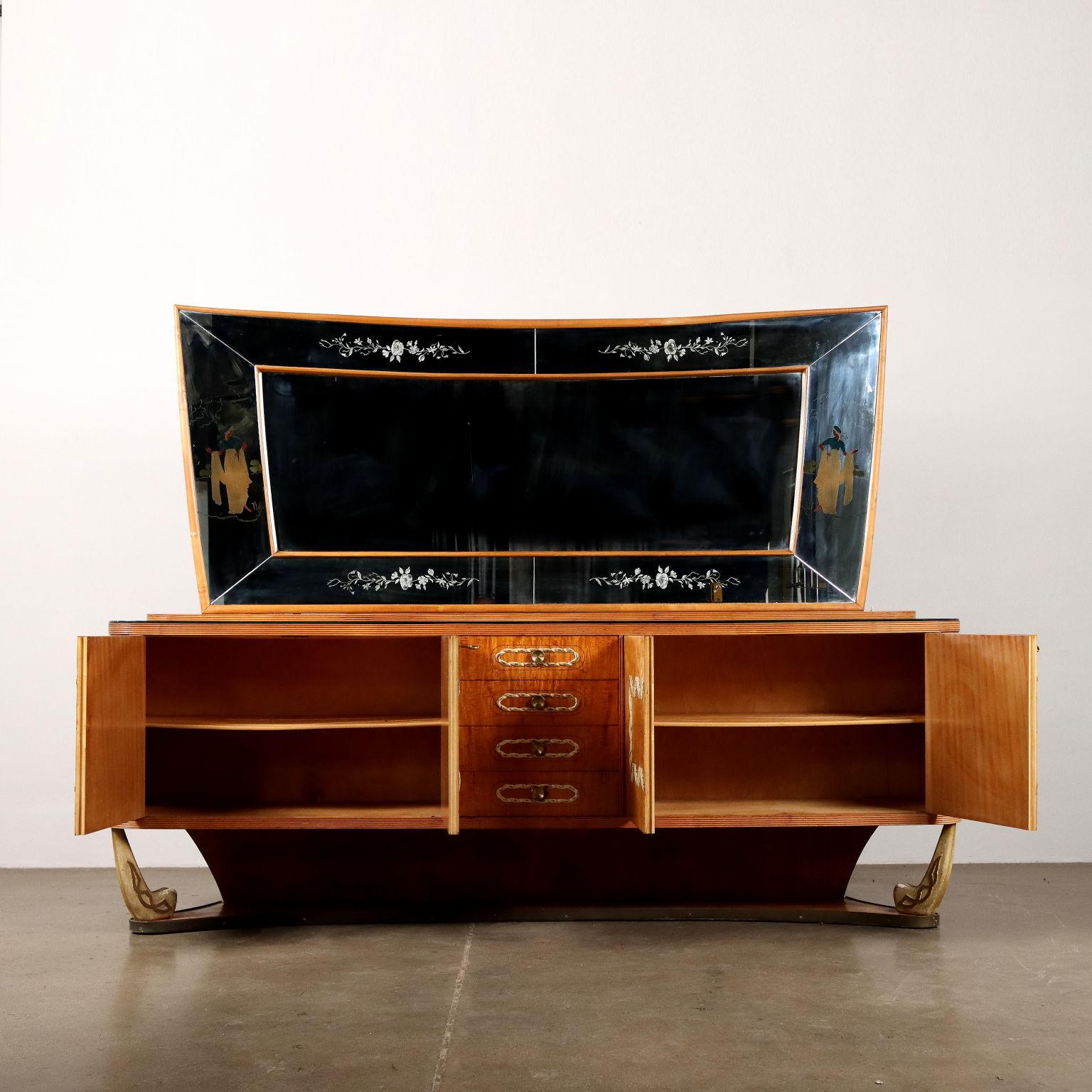 Buffet Consorzio Esposizioni Mobili Cantù Anni 50 at 1stDibs | mobili ...