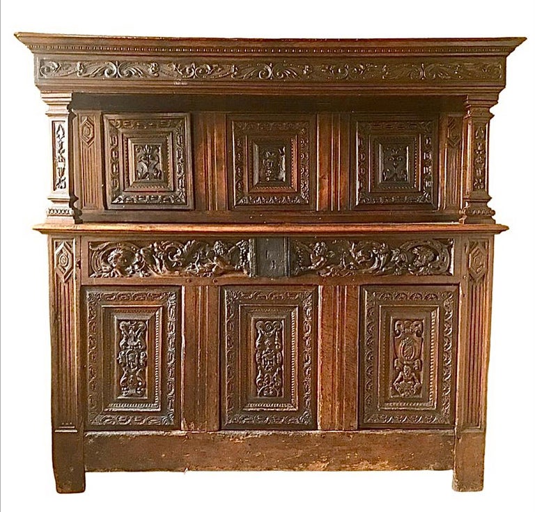 Buffet-Credence Cabinet Deux Corps Renaissance 16th Century France For ...