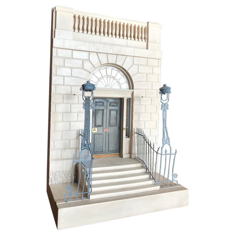 Building European Façade Plaster Architectural Model of Georgian House ...