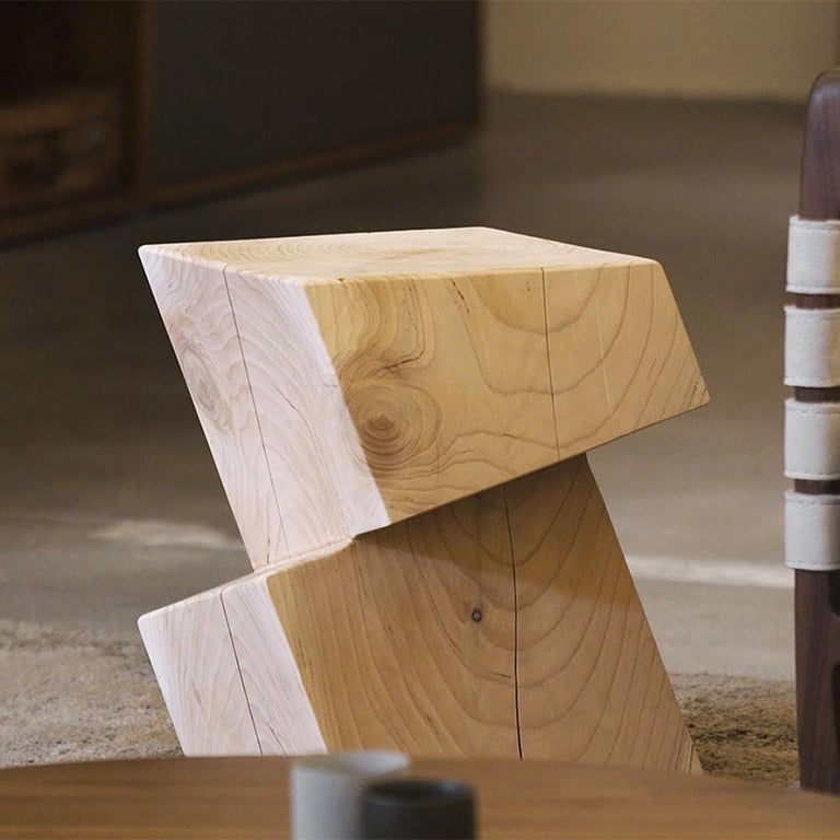 Built-in Cedar Stool For Sale at 1stDibs